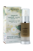 オーブリー 夜用 美容液 Aubrey Organics, Vegecell, Nighttime Hydrator, with Green ...